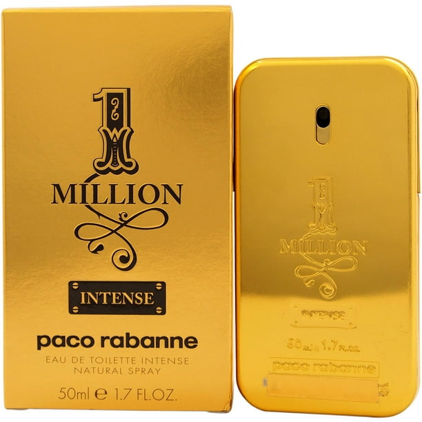 Paco Rabanne - 1 Million Intense by Paco Rabanne for Men, 1.7 oz ...