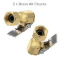 AstroAI Air Chuck, Yellow, Heavy Duty Closed Flow, Straight Pressure ...