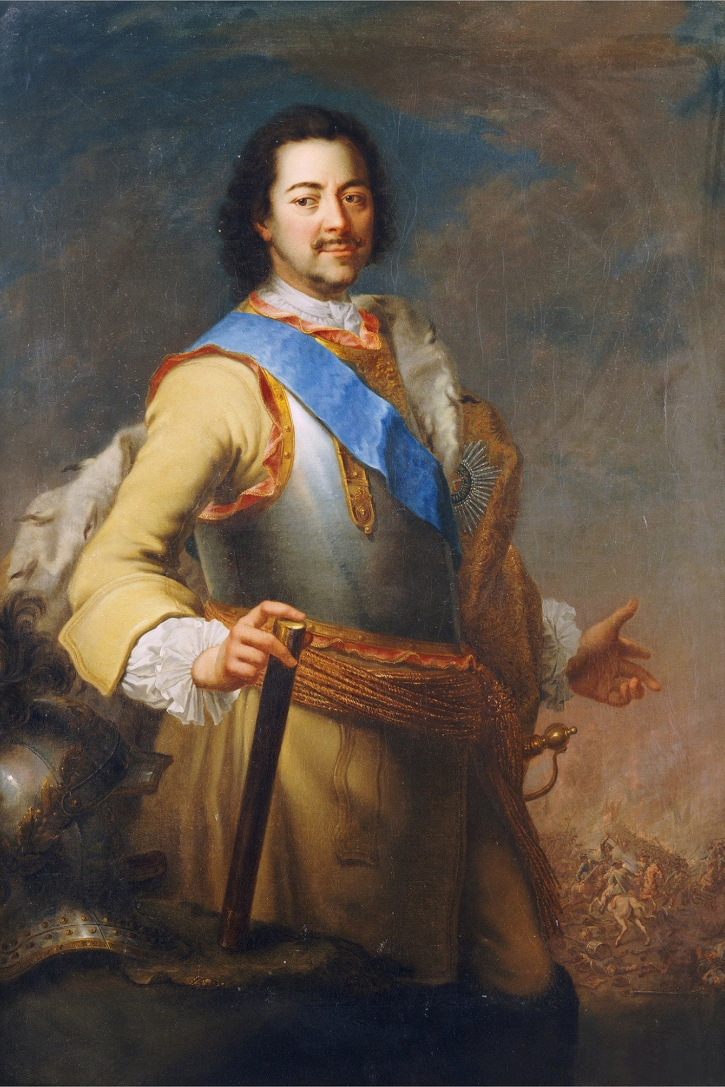 24x36 gallery poster, Portrait of Peter the Great by Maria Giovanna Clementi - Walmart.com
