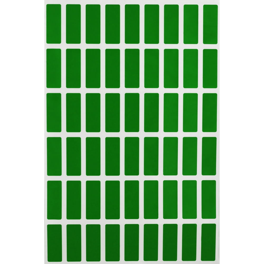 Royal Green Green Medical Color Folder Labels (25mmx10mm) - 1 inch x 3/ ...