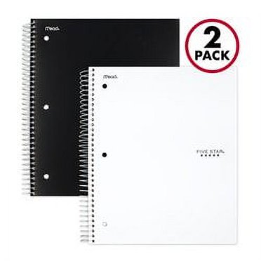 Five Star Wireless Notebook, 1 Subject, College Ruled,Assorted (09294 ...