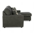 Ashley Furniture Cascilla Contemporary Fabric & Wood Sofa Chaise in ...
