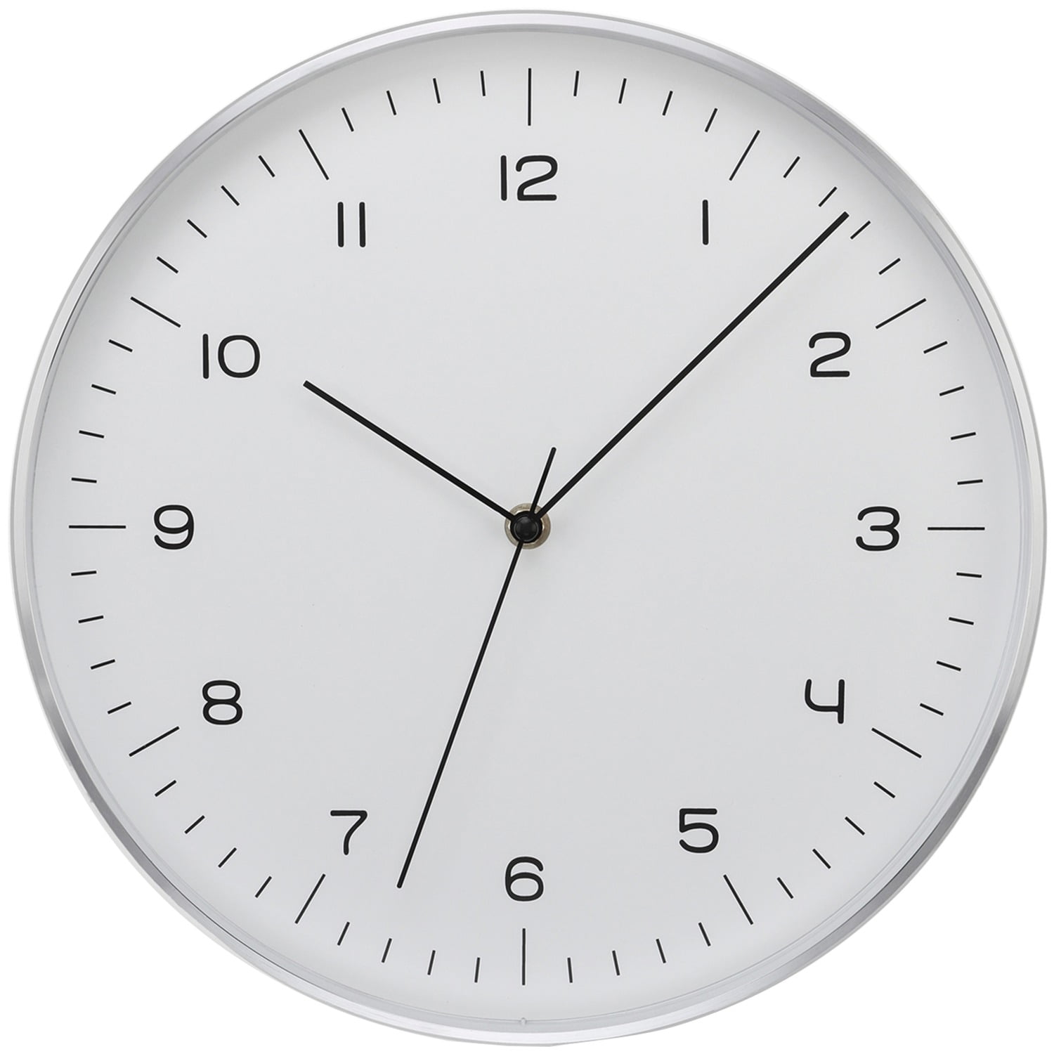 Timekeeper 668025 Silver Fine Line Clock - Walmart.com