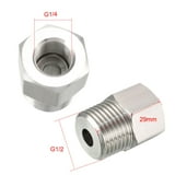 Pipe Fitting Adapter Male to Female Thread Stainless Steel Hex Bushing ...
