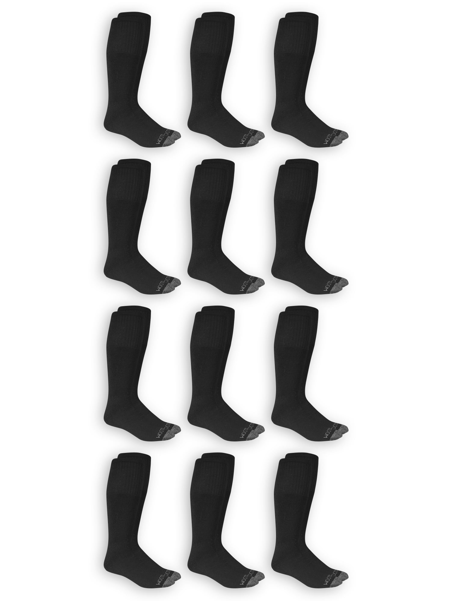 Men's Dual Defense Tube Socks 12 Pairs - Walmart.com