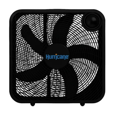 Hurricane 20 Inch Classic Series Floor Box Fan with 3 Speed Settings ...