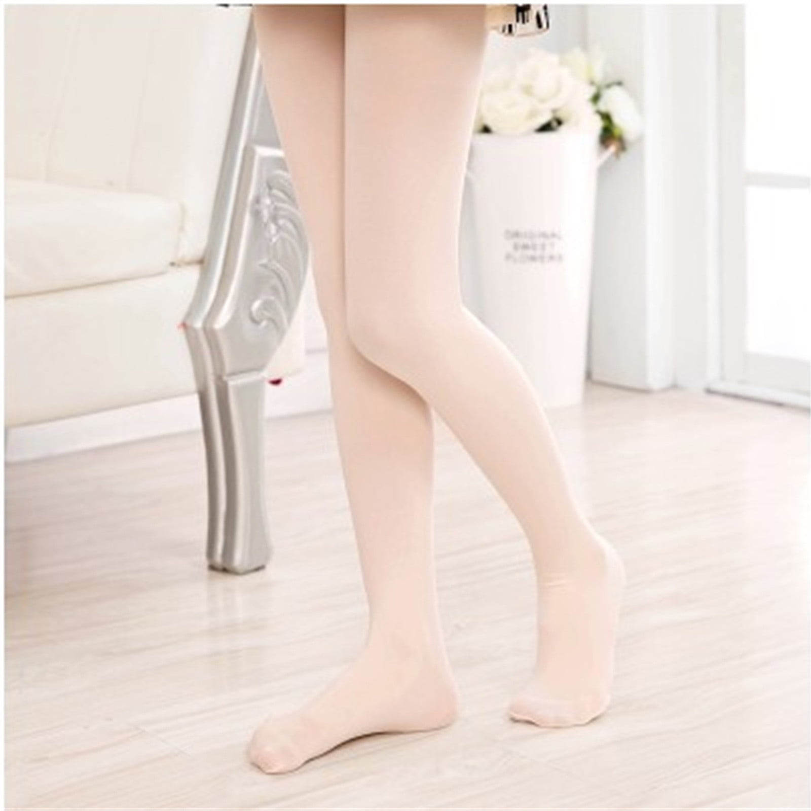 Toddler Kids Baby Girls Cotton Leggings Pantihose Stretchy Basic Full ...