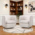 Bonzy Home 360° Swivel Accent Chair, Upholstered Velvet Barrel Chair ...