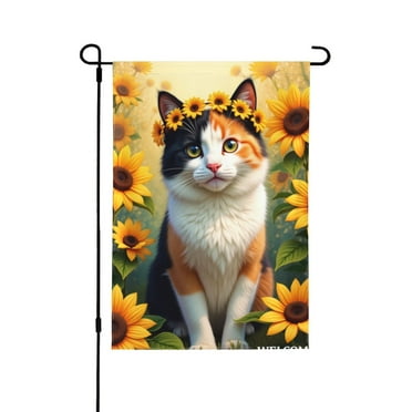 Toland Home Garden What's Up Kitten Cat Flag Double Sided 12x18 Inch ...