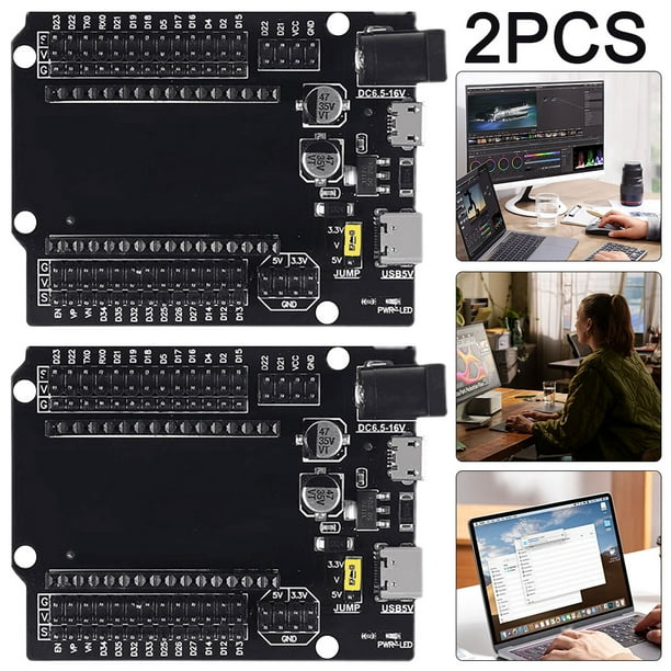 Placa expansión ESP32 tipo C + MICRO USB GPIO placa conexión 30 pines ... Placa expansión ESP32 tipo C + MICRO USB GPIO placa conexión 30 pines ...