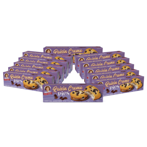 Little Debbie Raisin Crme Pies, 10.15 oz Per Box, 8 Count Per Box, 12 ...