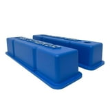 383 STROKER Small Block Chevy Valve Covers - SBC Tall - Blue - Walmart.com