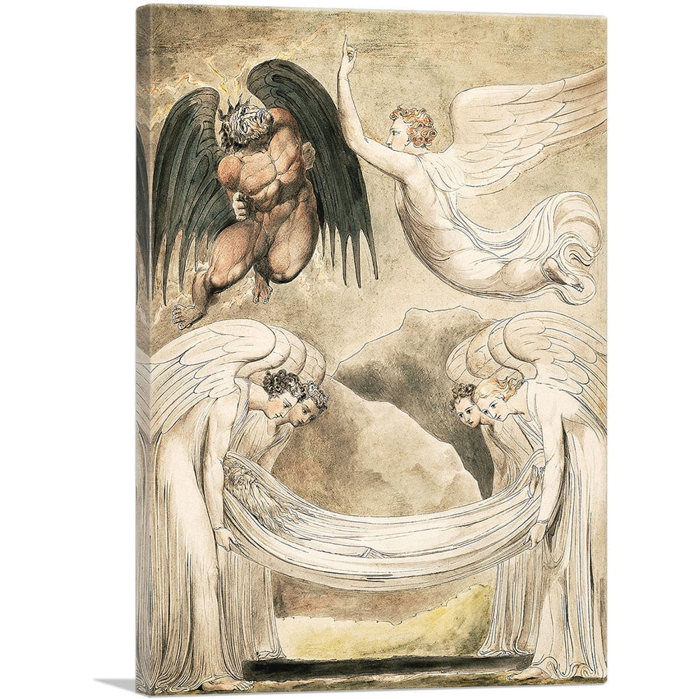 ARTCANVAS The Devil Rebuked - The Burial of Moses Canvas Art Print by ...