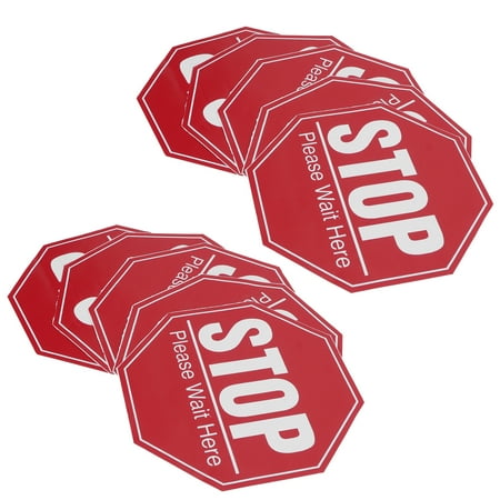 Stop Sign Wall Decal Sticker, Anti-Fade Stop Sign, Anti-Slip Non- For ...