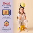 Warmies Microwavable & Weighted Stuffed Animals, Bee - Heated Stuffed ...