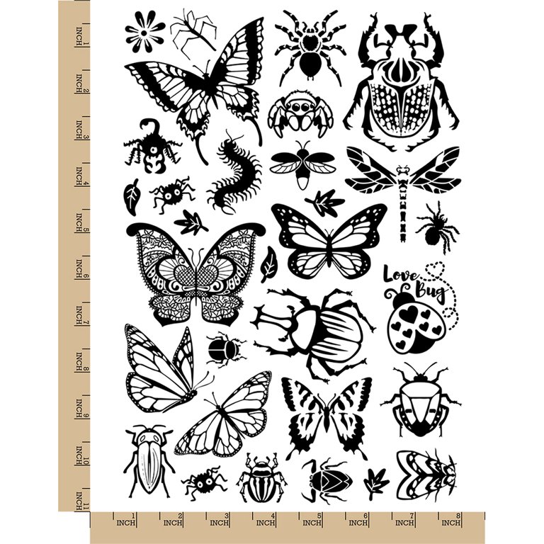 Fake Bug Tattoos Bug Temporary Tattoo Etsy