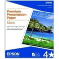 Premium Matte Presentation Paper 9 mil, 11 x 14, Matte Bright White, 50 ...