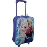 Disney Frozen Kids Suitcase - 15" Wheeled Carry-On Elsa Princess ...