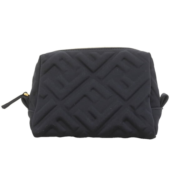 Pre-Owned Fendi Bag/Pouch FF Embossed Nylon Black Women's - Walmart.com