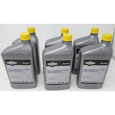 Briggs & Stratton SAE 5W-30 Synthetic Small Engine Motor Oil - 32 Oz ...