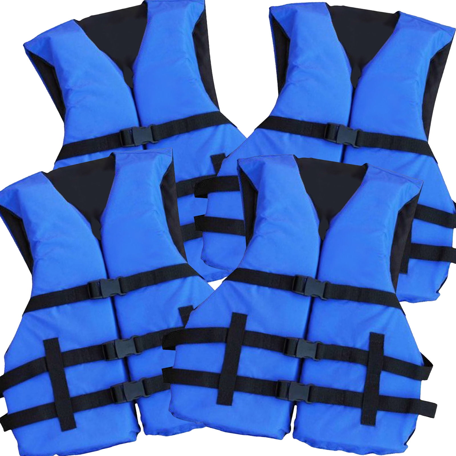 Hardcore Water Sports 4 Pack Coast Guard Approved Life Jacket By