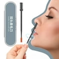 Nasal Hair Cutter 2-in-1 with Ear Pick, Manual Nose Hair Trimmer for ...