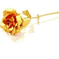 24K Gold Rose Long Stem Gold Foil Artificial Rose Flower Gift for Mom ...