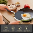 Silicone Spatula Turner Set of 3, 600°F Heat Resistant Nonstick Cooking ...