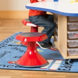 Learniture Learning Active Stool 12" Seat Height Navy - Walmart.com