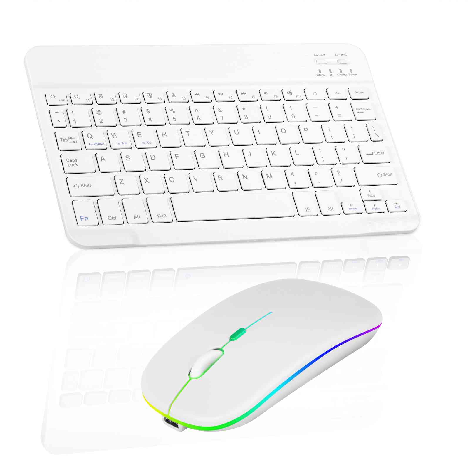 Rechargeable Bluetooth Keyboard and Mouse Combo Ultra Slim for Lava ...