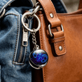Aquarius Zodiac Sign Keychain, Glowing Pattern Key Ring, Metal and ...