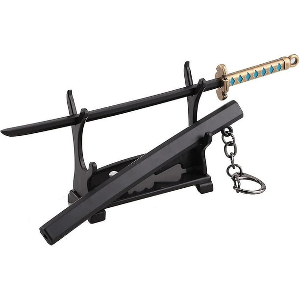 (tanjirou)demon Slayer Sword Keychain Mini Toy Katana With Scabbard ...