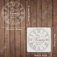 Clock Stencil 11.8x11.8 inch Create DIY Clock Crafts Stencil Family ...