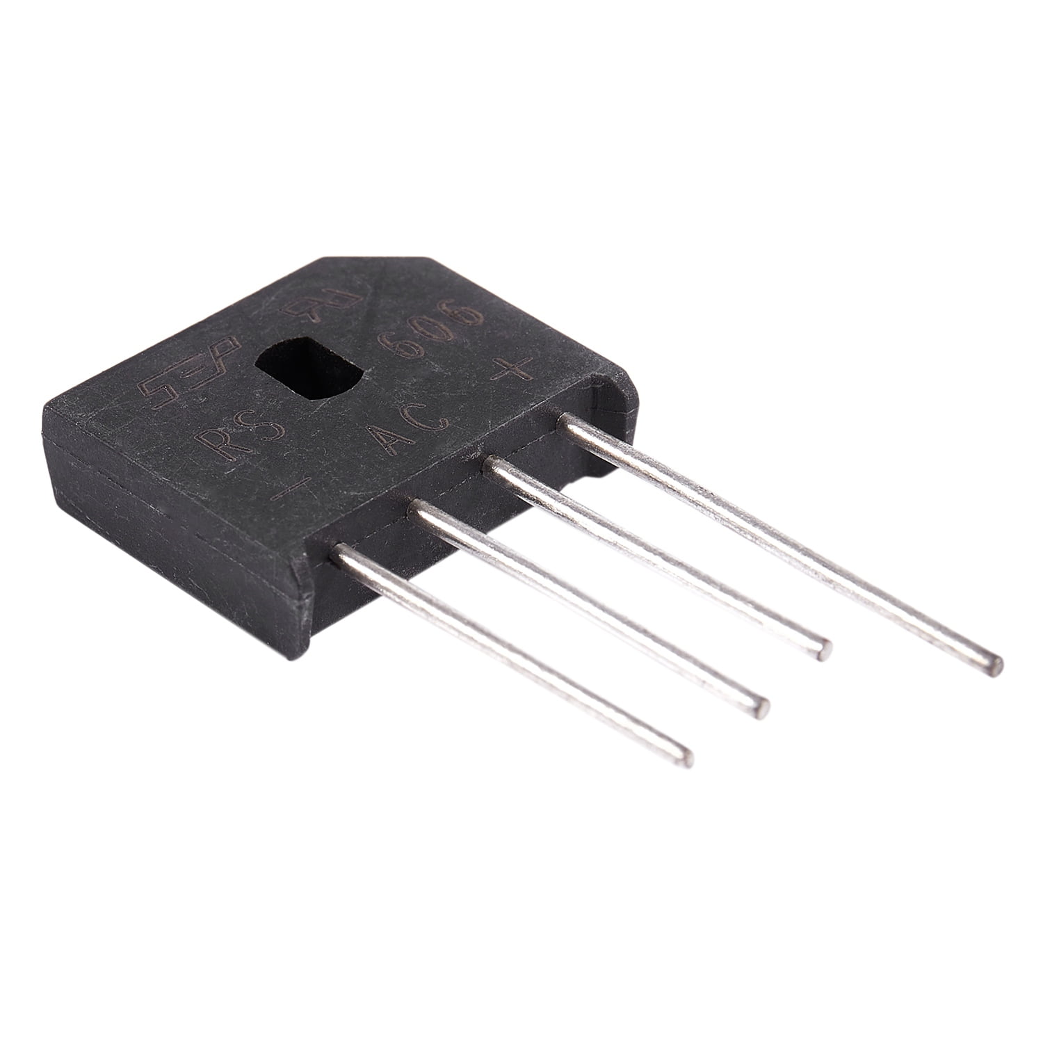 Buy 4 Pcs PCB 6A 600V Full Wave Single Phase Bridge Rectifiers RS606 ...