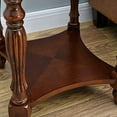 "GEXPUSM 28"" Living Room Accent End Table, Oval Wood Side Table with ...
