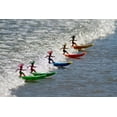 Surfer Dudes Ocean Sea Marine Wave Powered Mini-Surfer and Surfboard ...