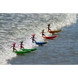 Surfer Dudes Ocean Sea Marine Wave Powered Mini-Surfer and Surfboard ...