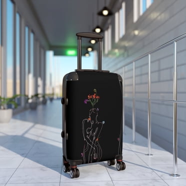 Flourish Within Black Large Luggage Suitcase - Walmart Business Supplies