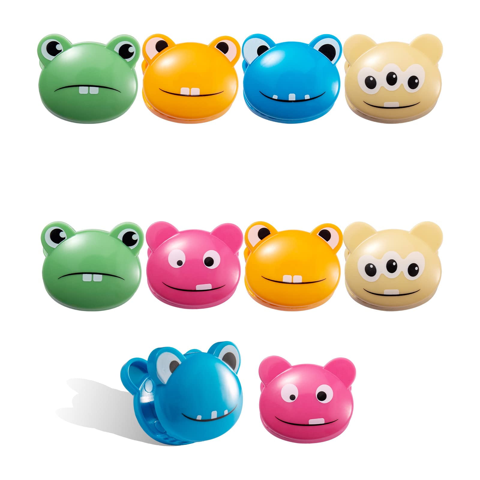 Cook with Color Chip Clips for Bags - Bag Chips Set of 10 - Walmart.com