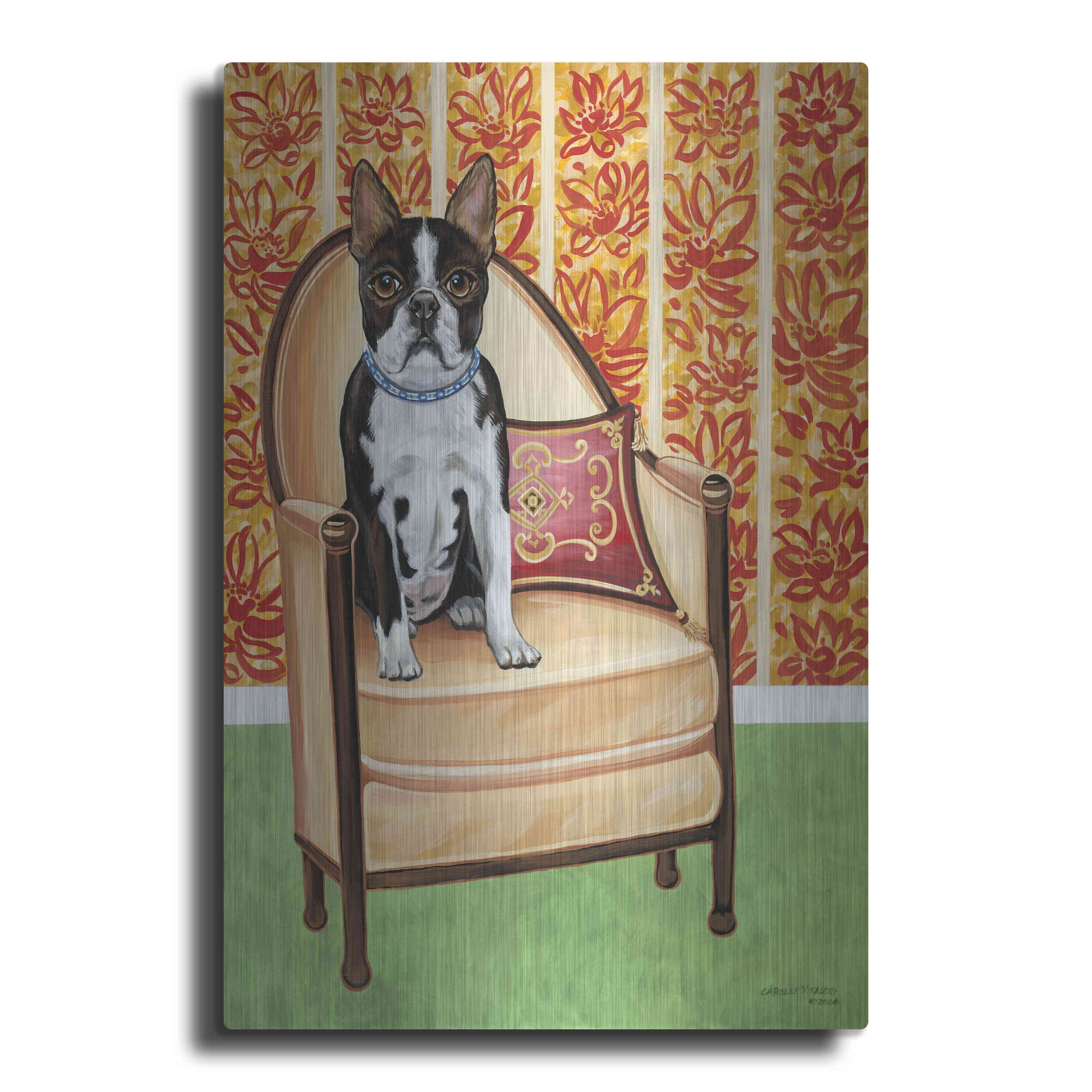 Luxe Metal Art 'Oreo Cookie Boston' by Carolee Vitaletti, Metal Wall ...