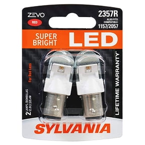 SYLVANIA 1157R RED ZEVO LED Mini, Pack of 2 - Walmart.com