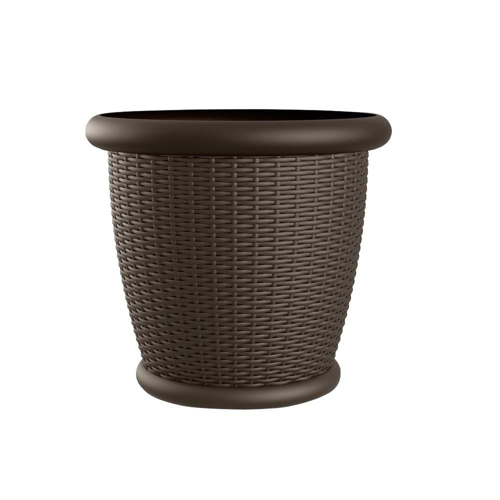 Suncast 22" Wicker Planter Set of 2 - Walmart.com