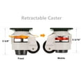 4 Pack Retractable Leveling Casters, Heavy Duty 2400lbs Capacity ...