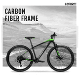 Hyper Bicycles 29" Carbon Fiber Mountain Bike, Adults Ages 13+, Black ...