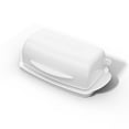 Soul Creat White Butter Dish with Flip Top Lid, Spreader, and Storage ...