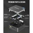 GMKTec Mini PC NucBox G3 Plus, Intel N150 up to 3.6GHz, 8GB RAM, 256GB ...