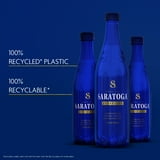 Saratoga Premium Sparkling Spring Water, 16 oz Blue PET Bottles, No ...