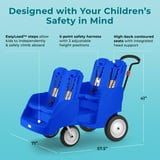 Foundations Gaggle Parade 4-Seat Buggy Stroller, Durable Quad Daycare ...