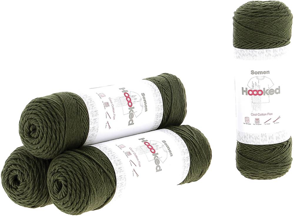 Hoooked Somen Yarn-Oliva - Walmart.com