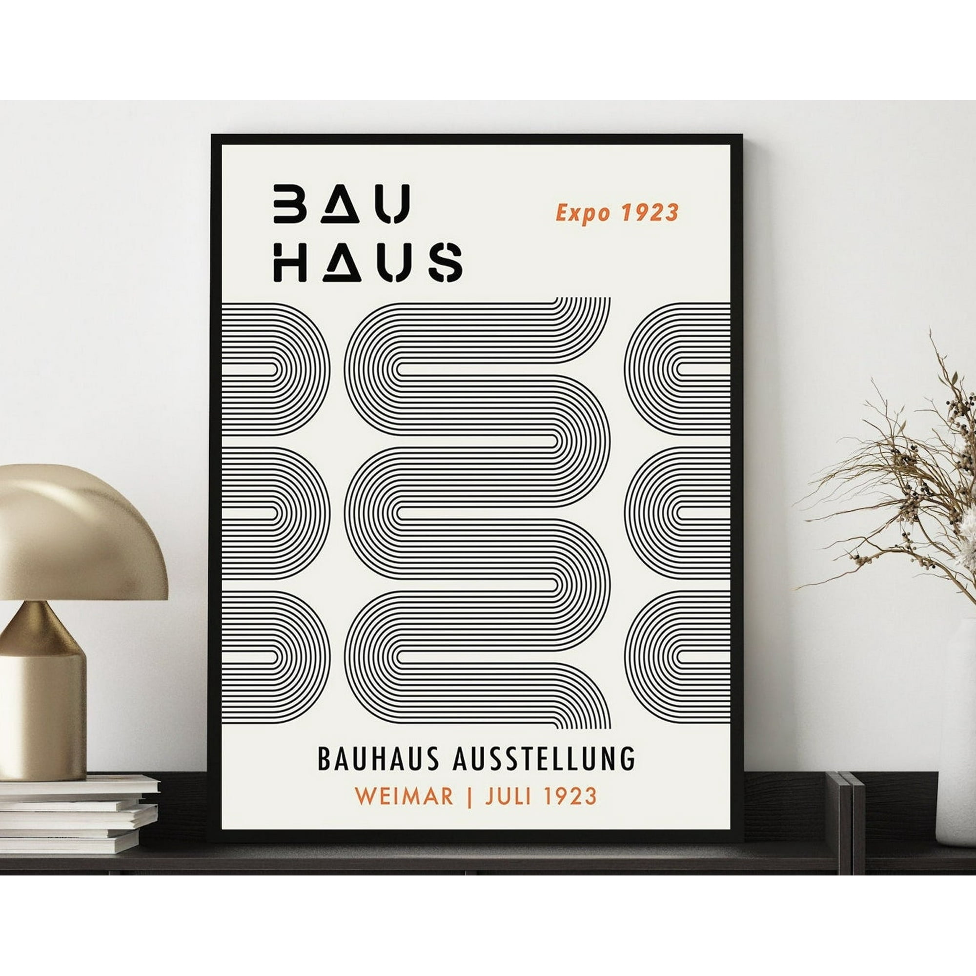 Click here for Nobrand Modernist Bauhaus Geometric Canvas Poster... prices